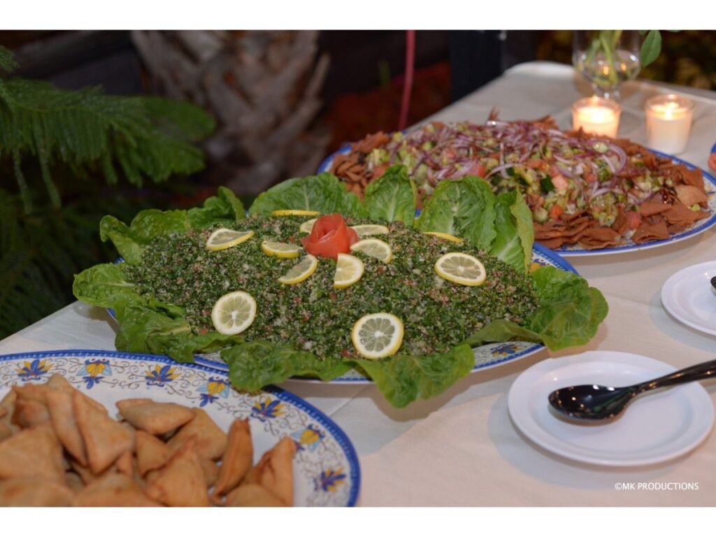 Fresh Tabbouleh and Fattoush Salad - Petra Mediterranean Restaurant